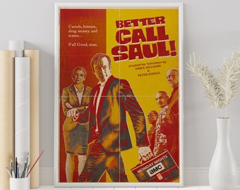 Better Call Saul TV Show Movie Poster Saul Goodman Advert - Etsy