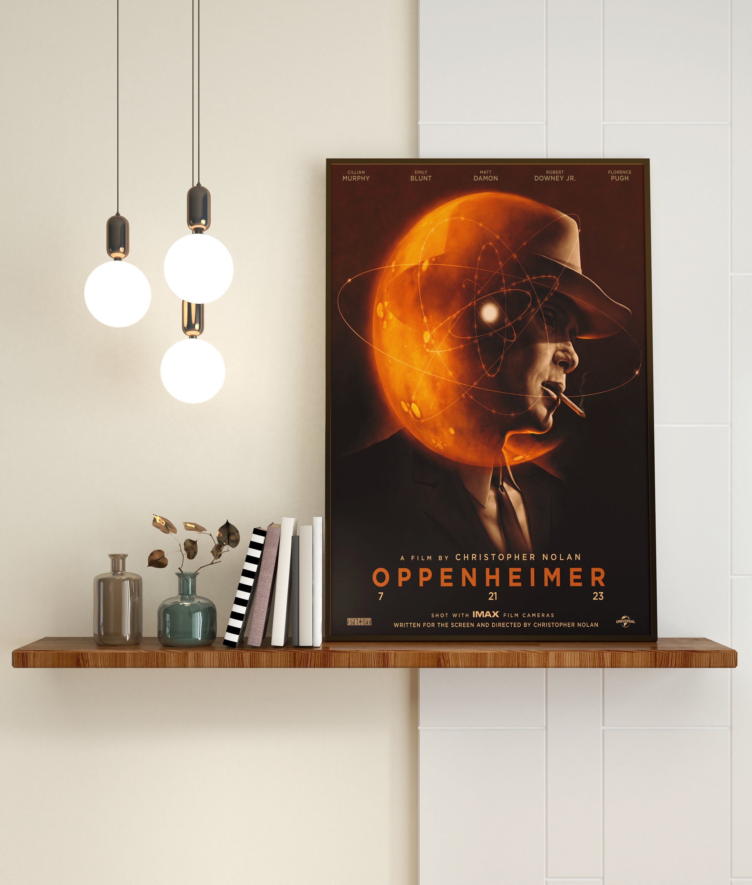 Oppenheimer Poster - Christopher Nolan - Minimalist Movie Poster