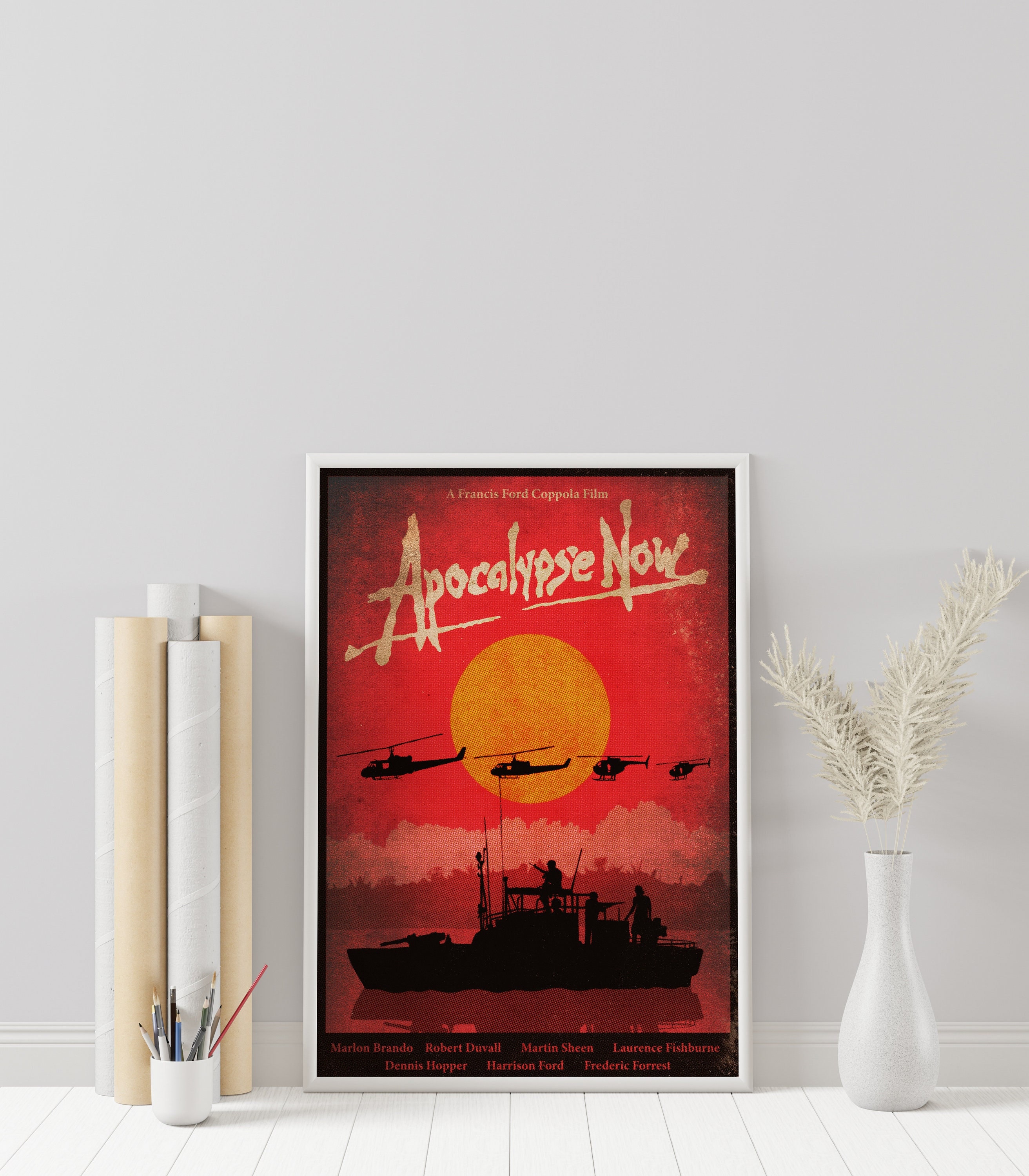Apocalypse Now Poster Francis Ford Coppola Minimalist Etsy