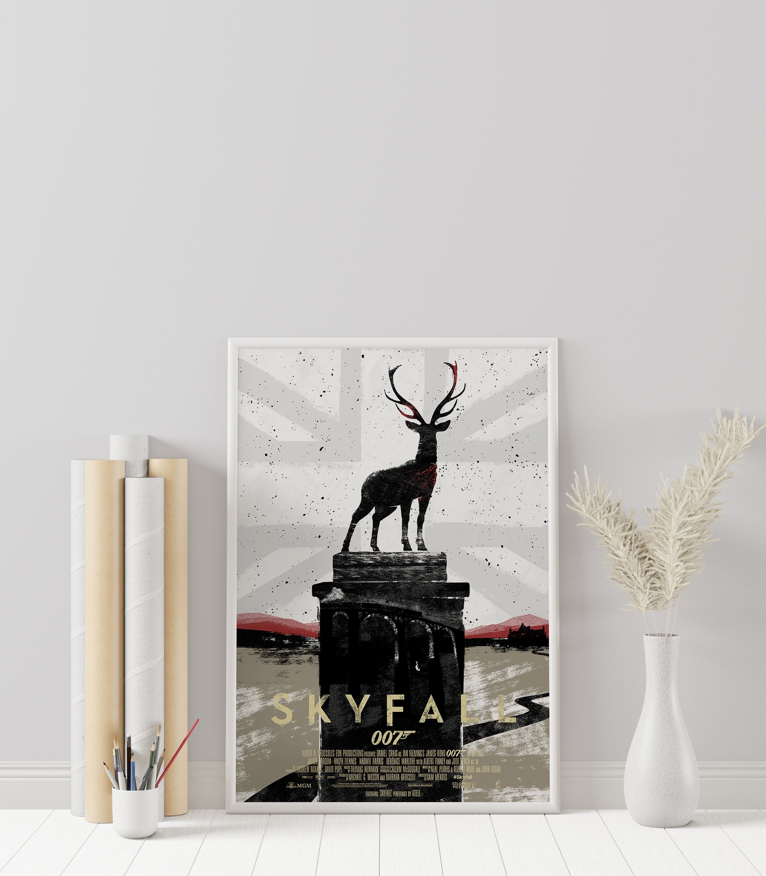 Skyfall Deer Statue