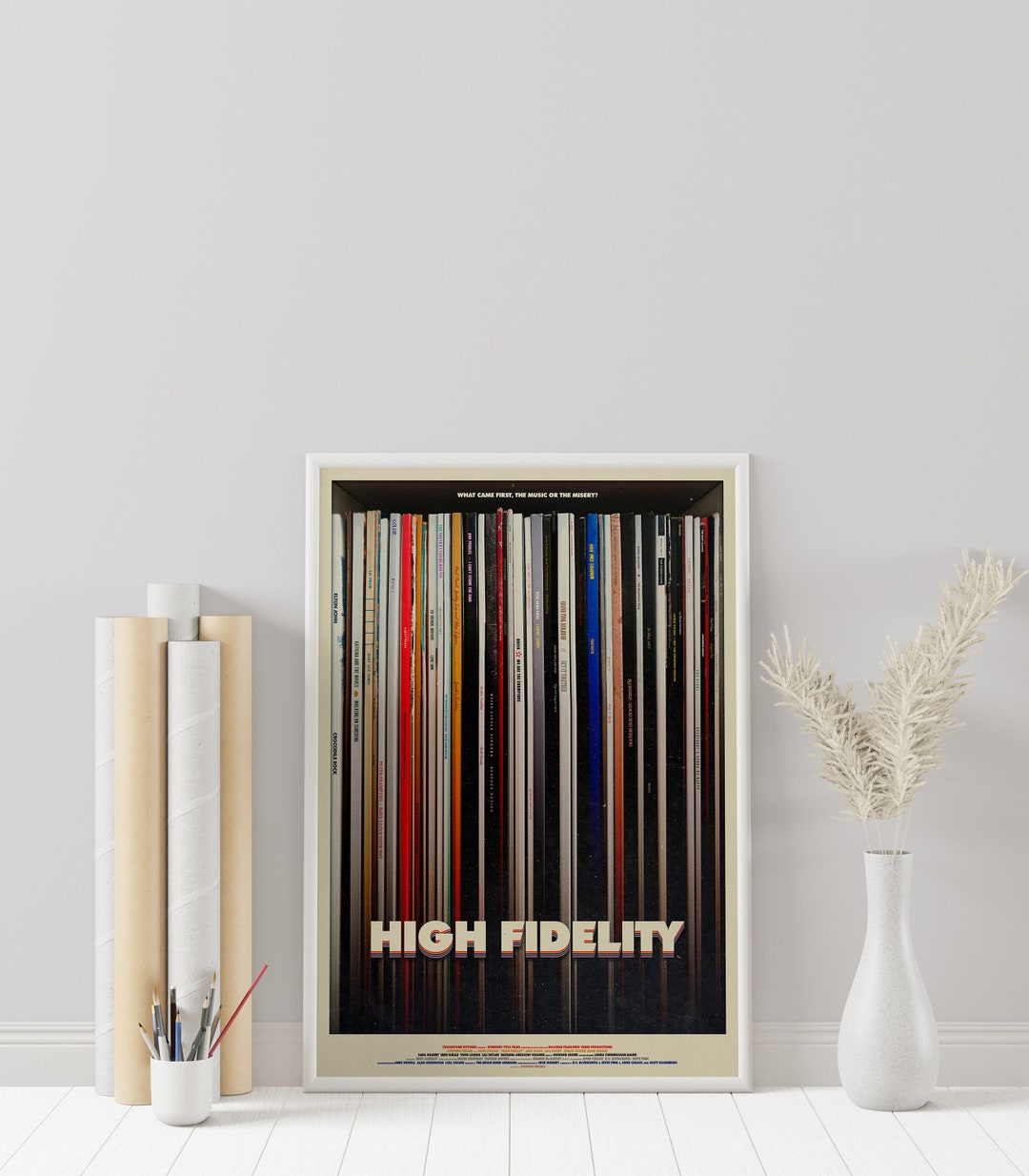 High Fidelity Poster Stephen Frears Minimalist Movie Poster Vintage ...