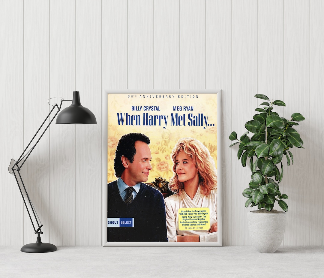 When Harry Met Sally Poster Rob Reiner Minimalist Movie Poster Vintage ...