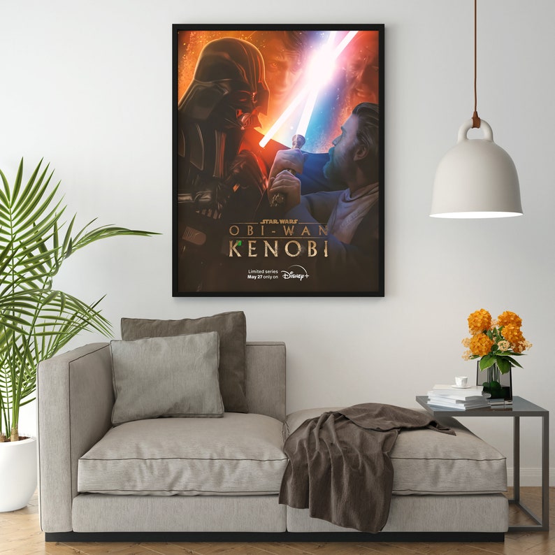 Obi-wan Kenobi Poster Obi-wan Kenobi Minimalist Star Wars - Etsy