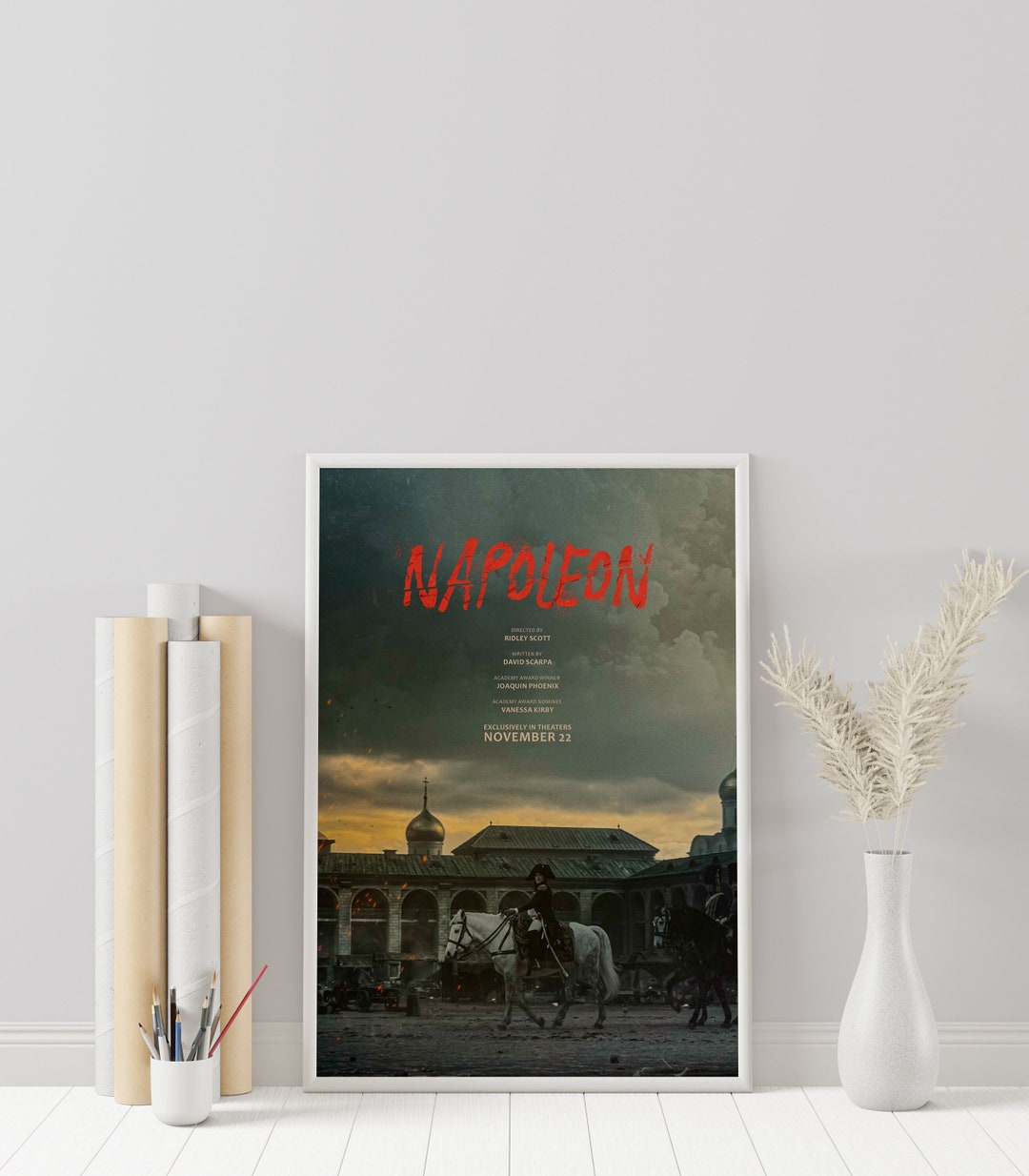 Napoleon Poster Ridley Scott Minimalist Movie Poster Vintage Retro Art ...