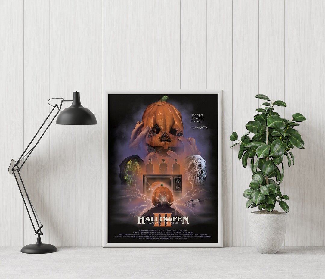 Halloween Poster John Carpenter Minimalist Movie Poster Vintage Retro ...