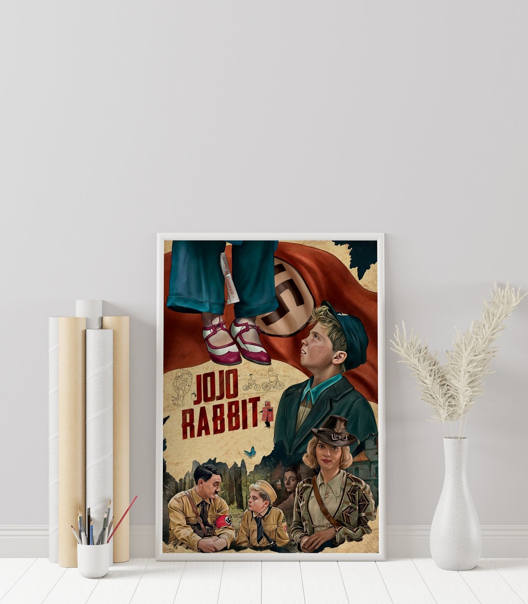 Jojo Rabbit Poster Taika Waititi Minimalist Movie Poster - Etsy