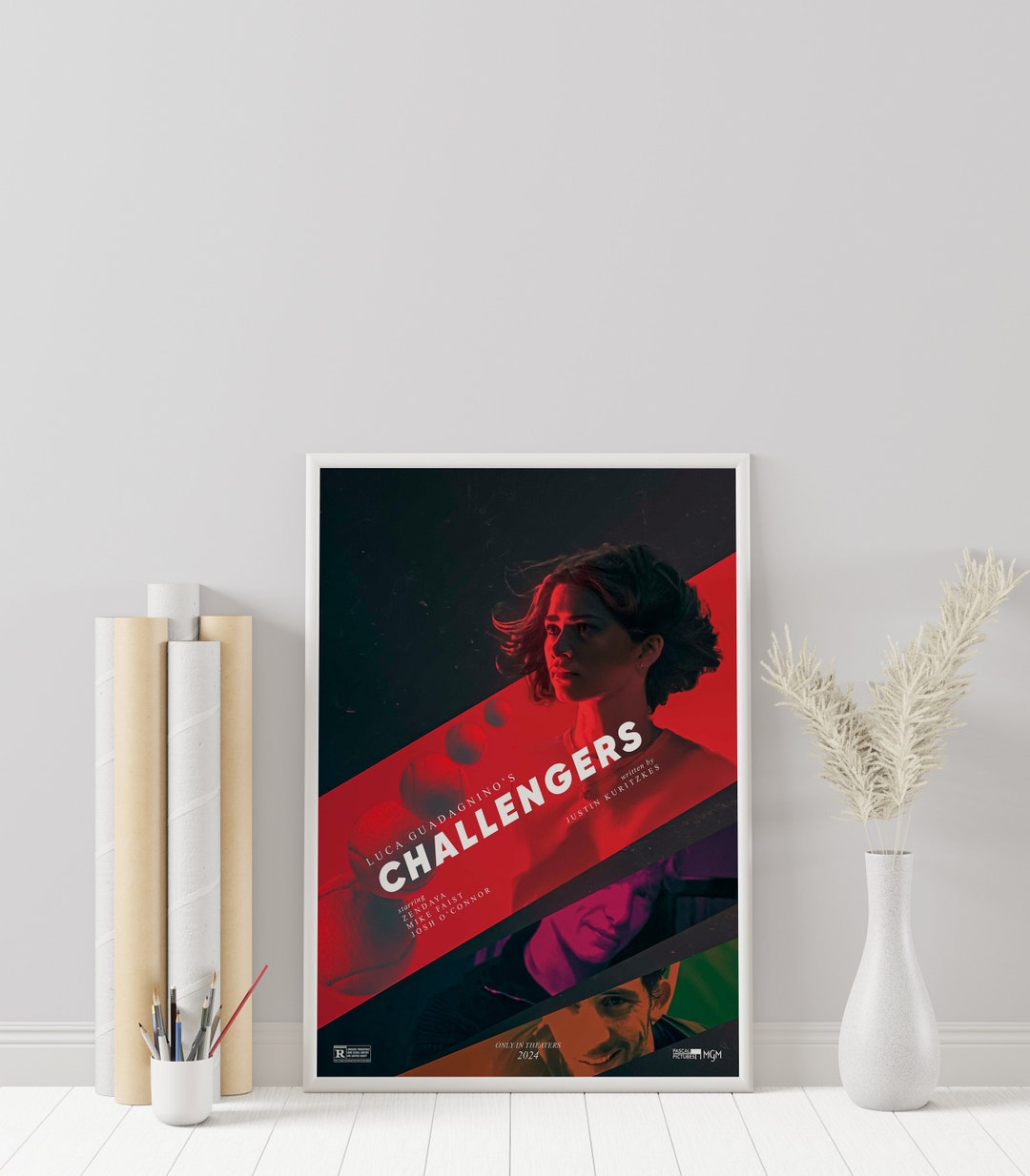 Challengers Poster Luca Guadagnino Minimalist Movie Poster Vintage ...