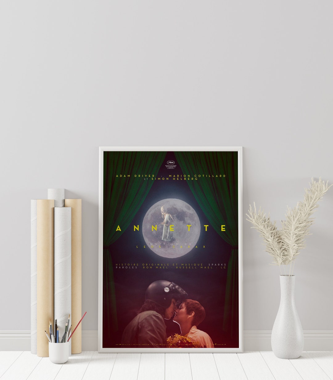 Annette Poster Leos Carax Minimalist Movie Poster Vintage Retro Art ...