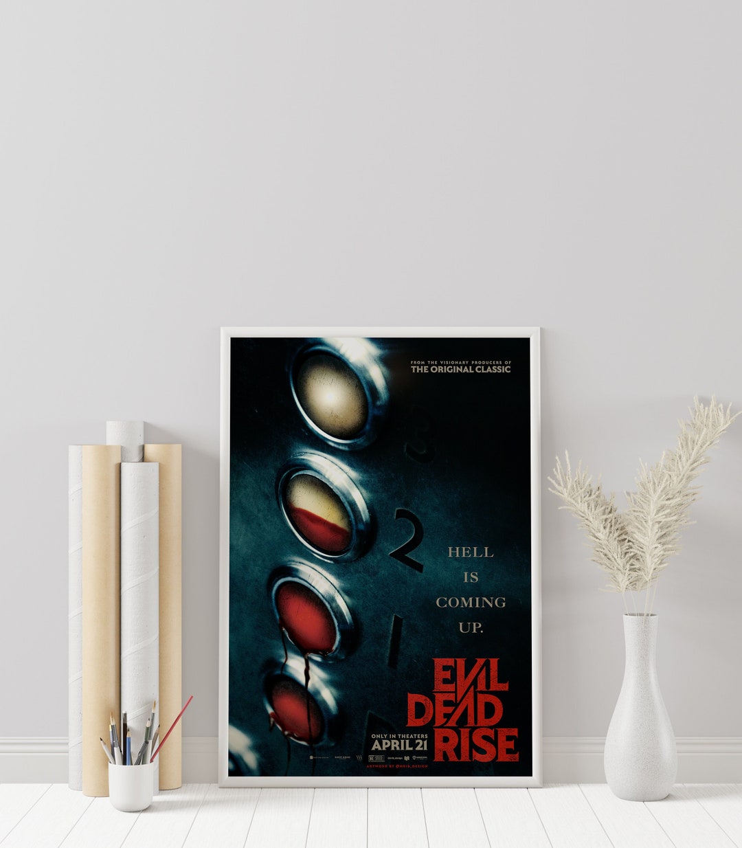 Evil Dead Rise Poster Evil Dead Rise Minimalist Movie Poster Vintage ...
