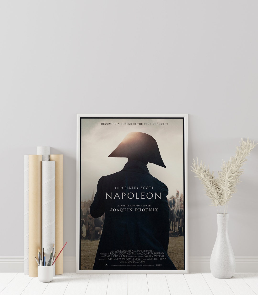Napoleon Poster Ridley Scott Minimalist Movie Poster Vintage Retro Art ...