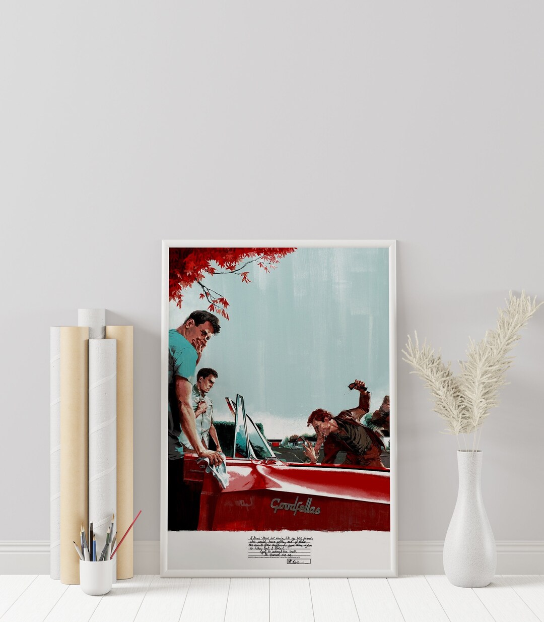 Goodfellas Poster Martin Scorsese Minimalist Movie Poster Vintage Retro ...