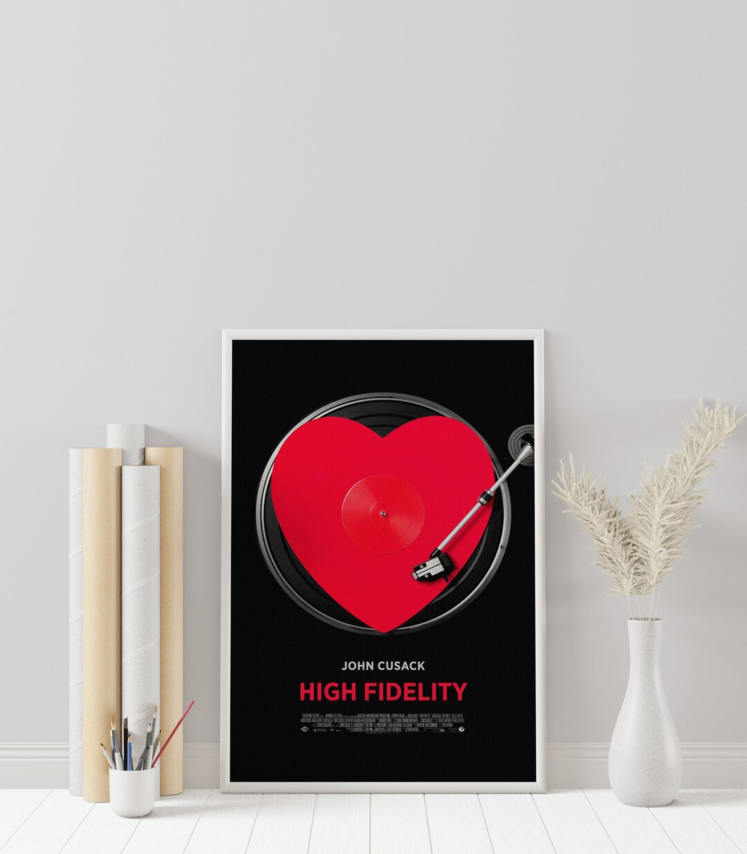 High Fidelity Poster Stephen Frears Minimalist Movie Poster Vintage ...