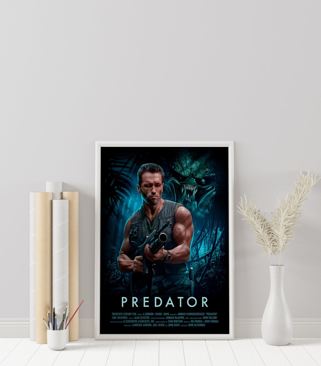 Predator Poster John Mctiernan Minimalist Movie Poster Vintage Retro ...