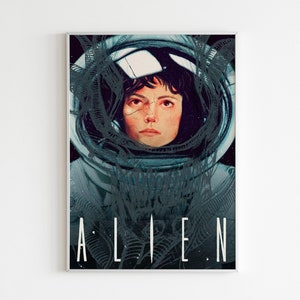 Alien Poster Alien Ridley Scott Minimalist Movie Poster - Etsy