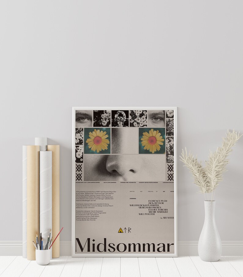 Midsommar Poster Midsommar Ari Aster Minimalist Movie - Etsy