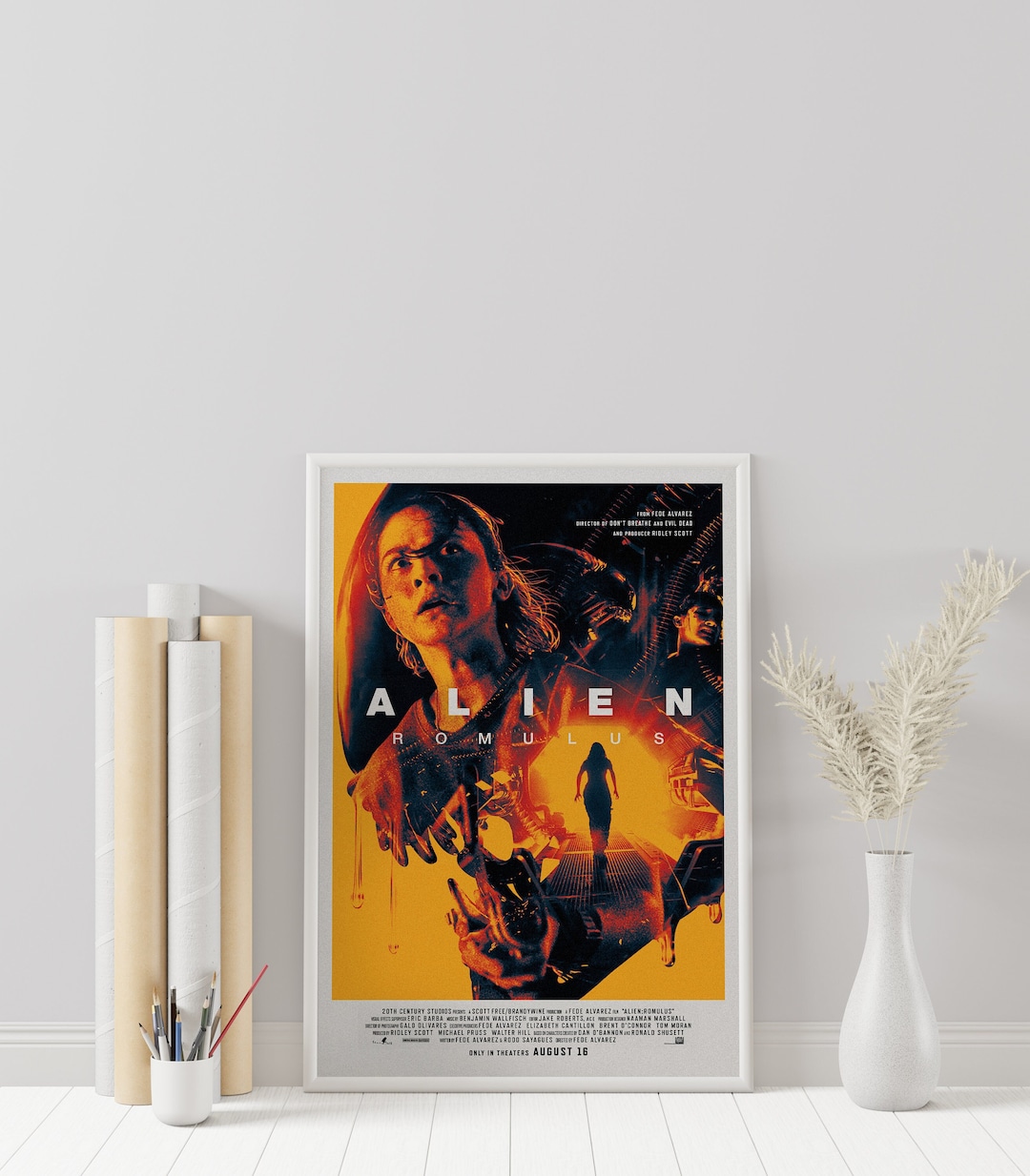 Alien Poster Alien Romulus Poster Minimalist Movie Poster Vintage Retro ...