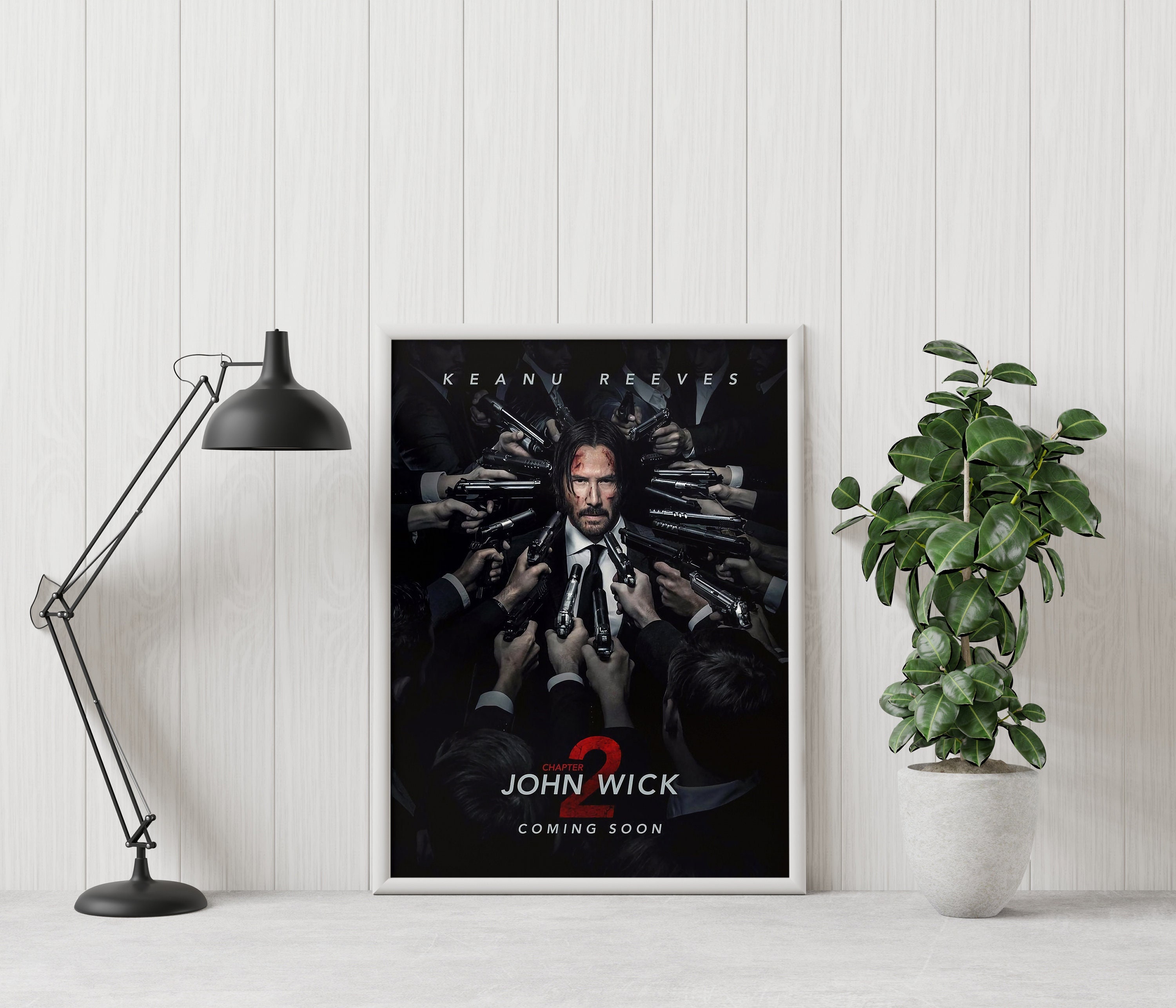 John Wick Poster - Keanu Reeves - Vintage Poster