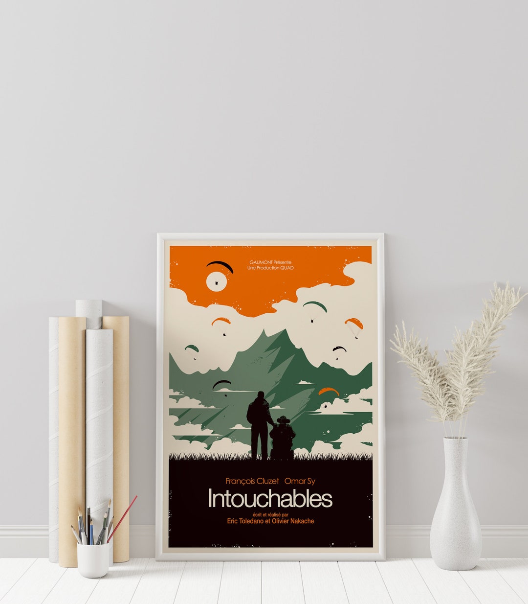 The Intouchables Poster Intouchables Minimalist Movie Poster Vintage ...