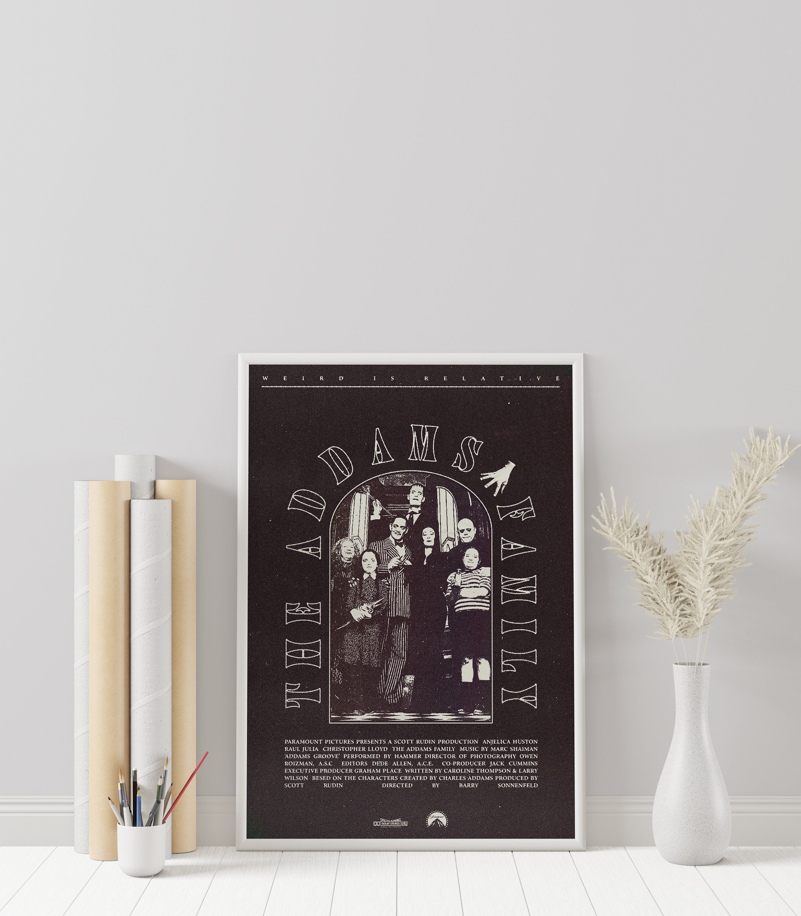 Addams Family Poster - Barry Sonnenfeld - Minimalist Movie Poster sold ...
