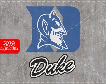 Duke Blue Devils Clip Art - Etsy