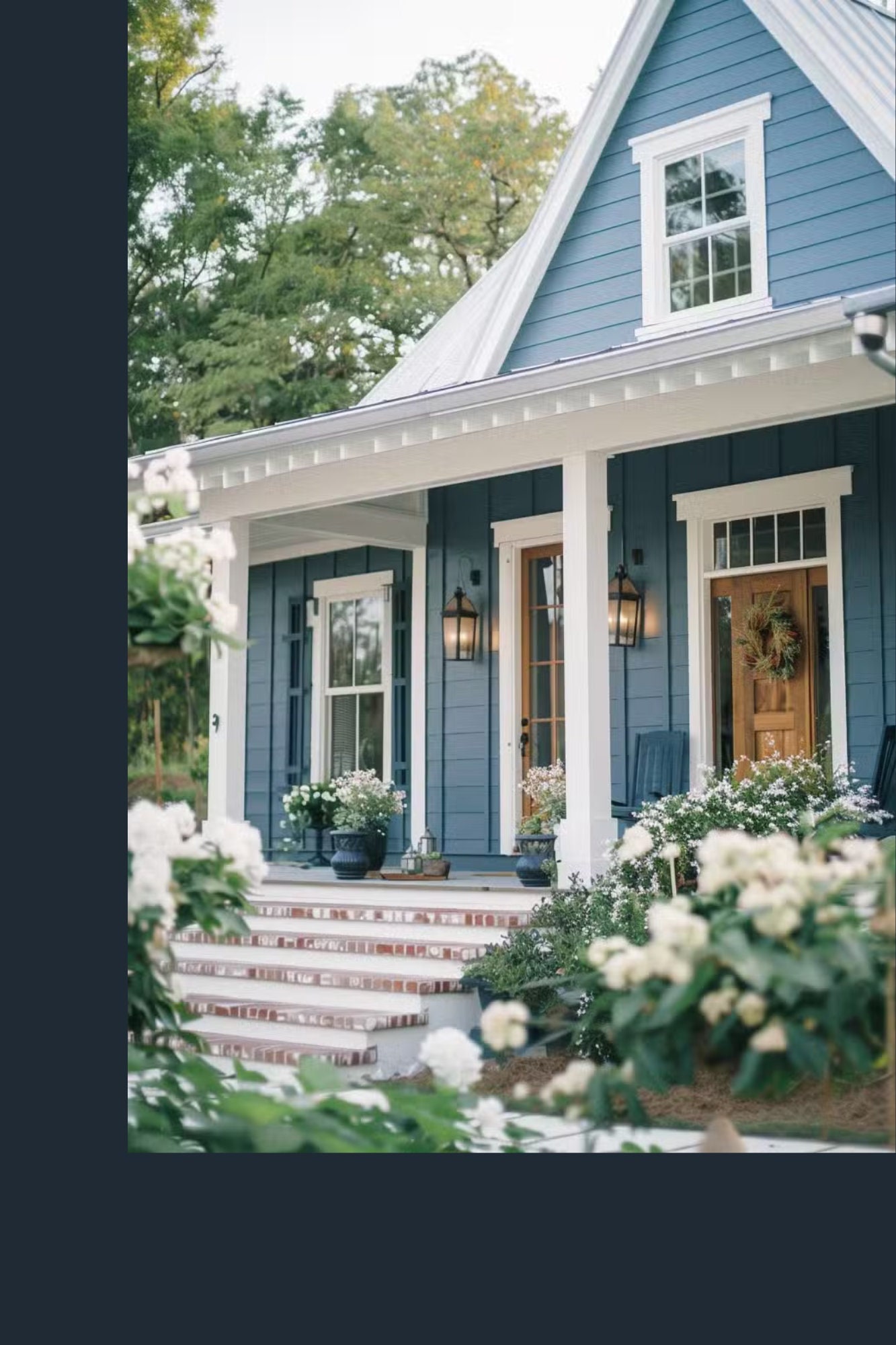 Cottage Core Blue Home Exterior Paint Color Palette Home Renovation ...