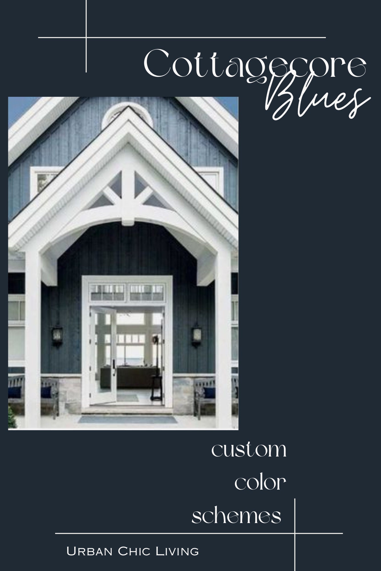 Cottage Core Blue Home Exterior Paint Color Palette Home Renovation ...