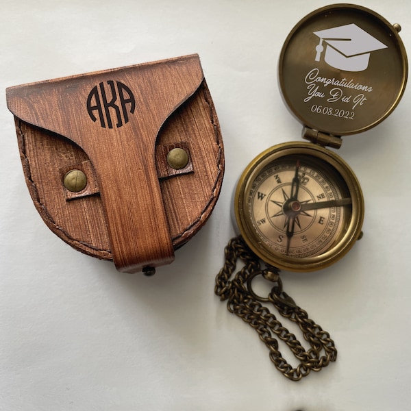Engraved Compass - Etsy