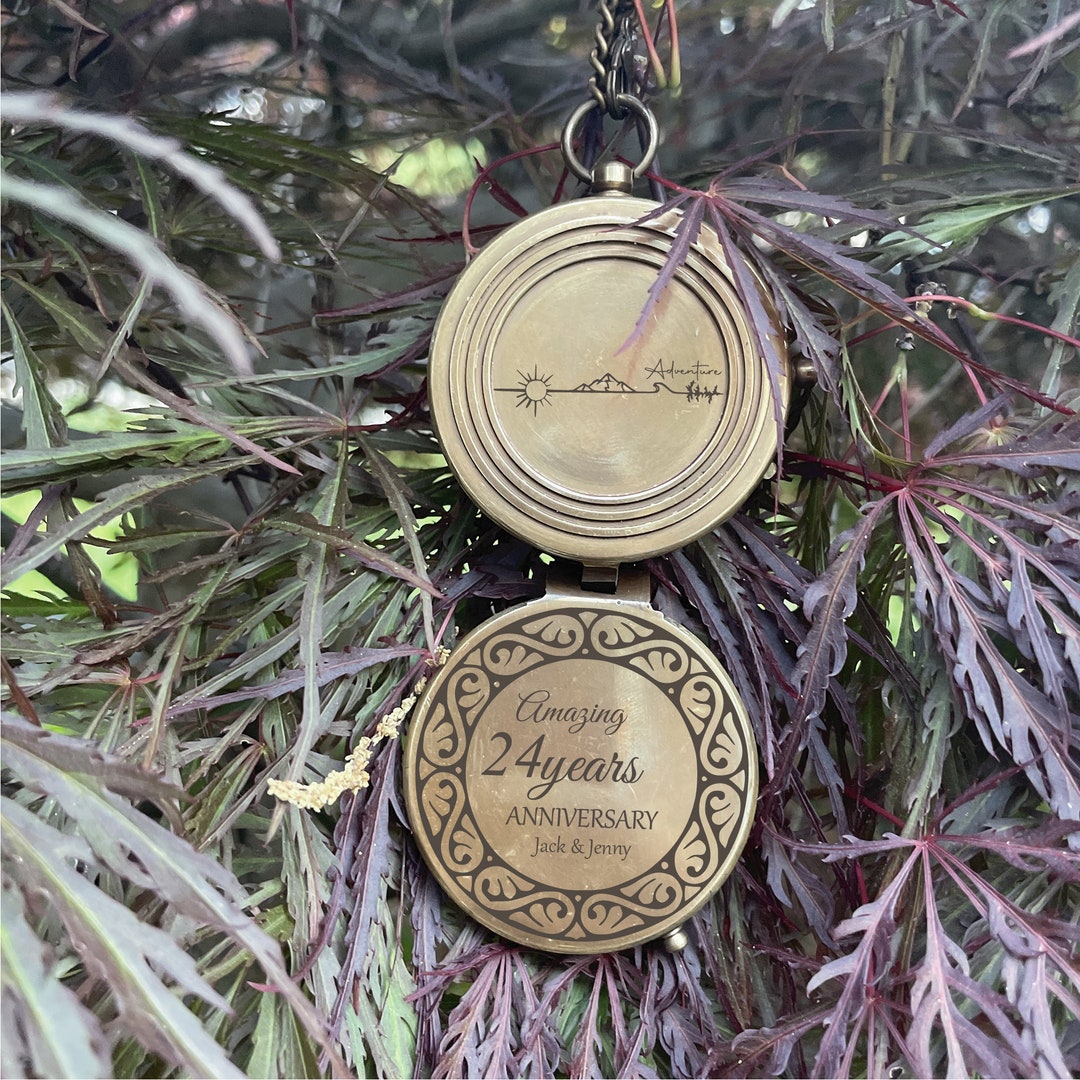 Custom Engraved Compass, Personalized Compass, Groom Gift, Functional ...