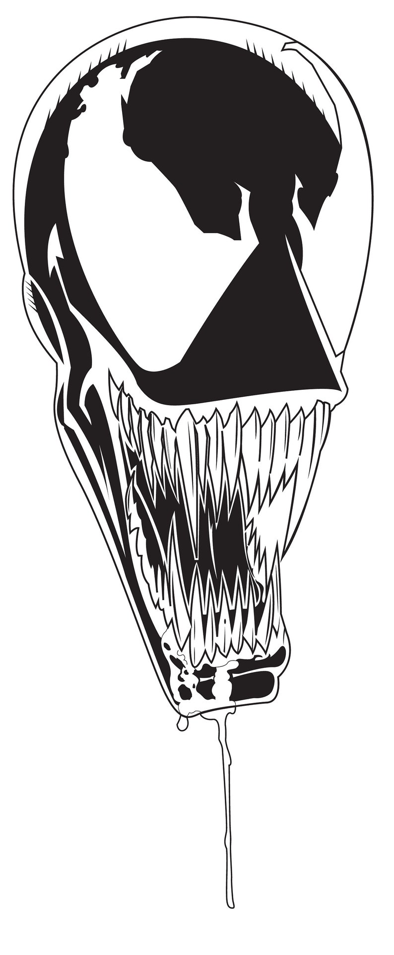 Venom Svg, Spiderman Villain, Marvel Comic Svg, Superhero Svg - Etsy