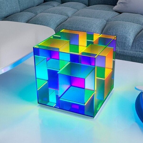 Infinity Cube Lamp - Etsy