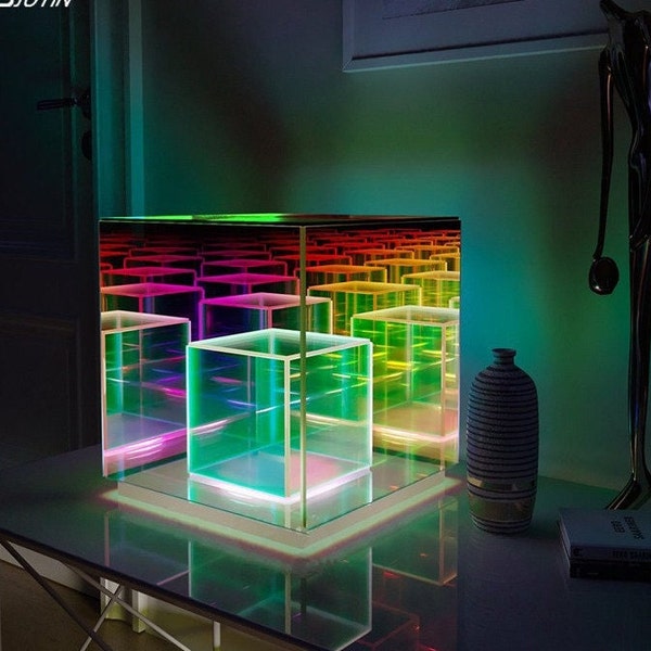 Infinity Cube Lamp - Etsy