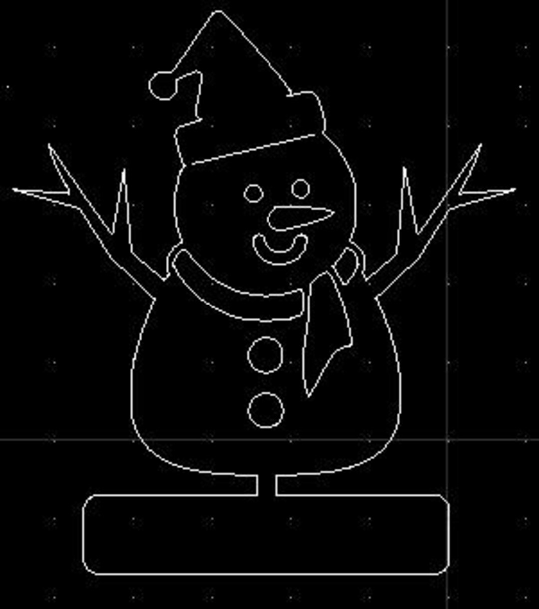 Desk Snowman - Etsy