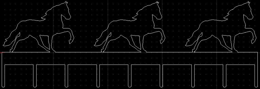 Horse Rack DXF File - Etsy