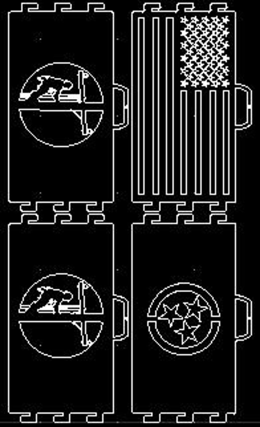 Lineman Fireplace DXF File - Etsy