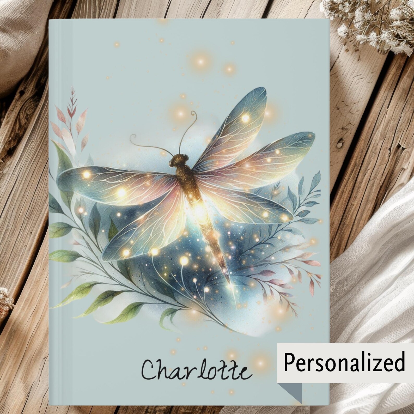 Pretty Firefly Hardcover Journal for Women, Diary for Writing, Firefly ...