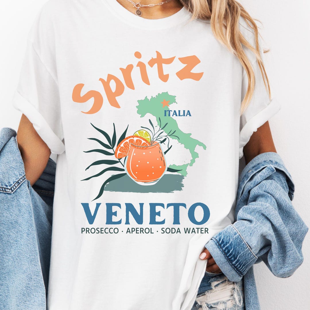Spritz Aperitivo Shirt Comfort Colors Short Sleeve T-shirt, Italian ...