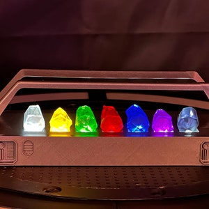 Wireless Lightsaber and Kyber Crystal Light-up Stand - Etsy