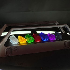 Wireless Lightsaber and Kyber Crystal Light-up Stand - Etsy