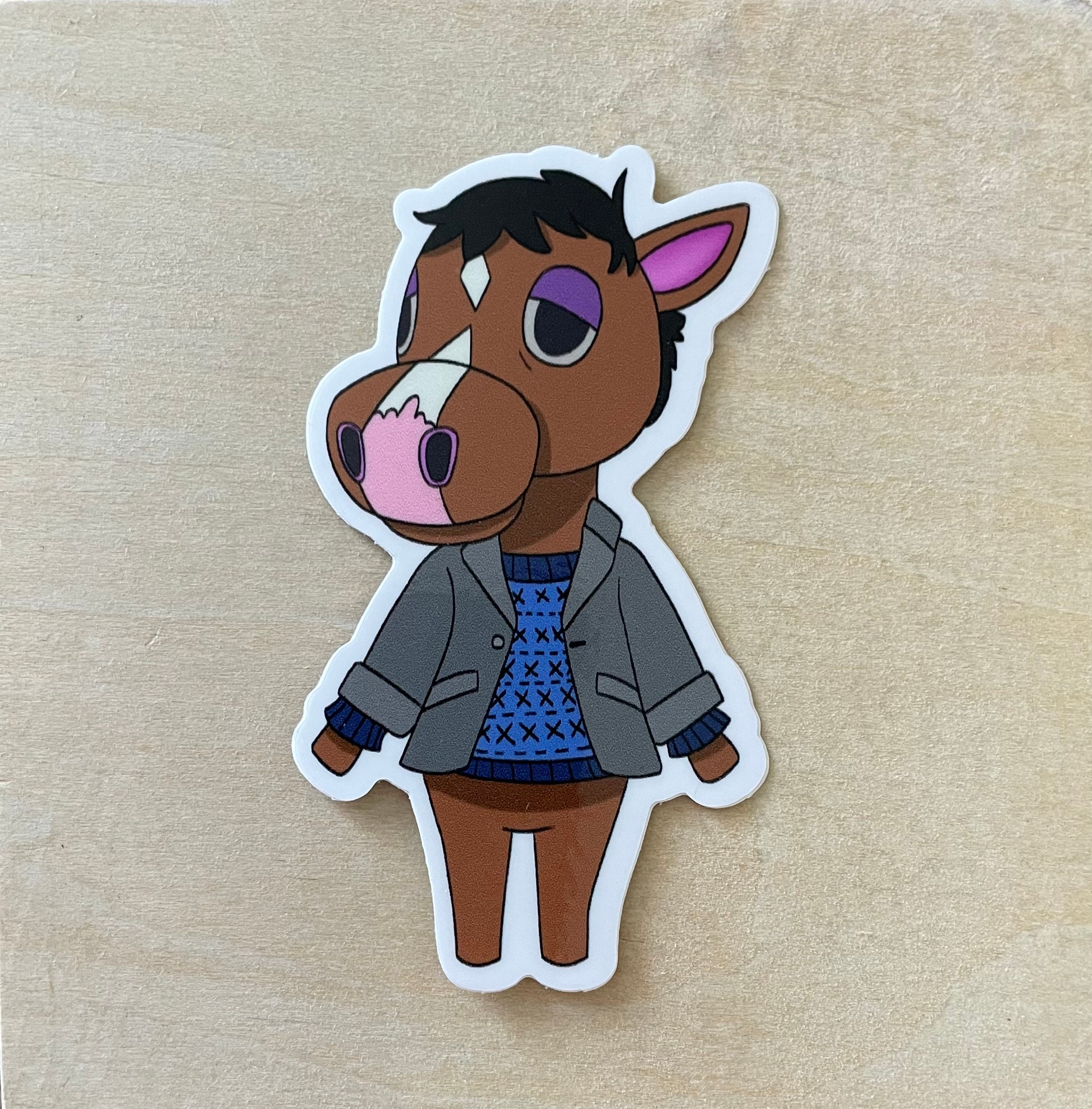 Animal Crossing New Horizon X Bojack Horseman Stickers - Etsy