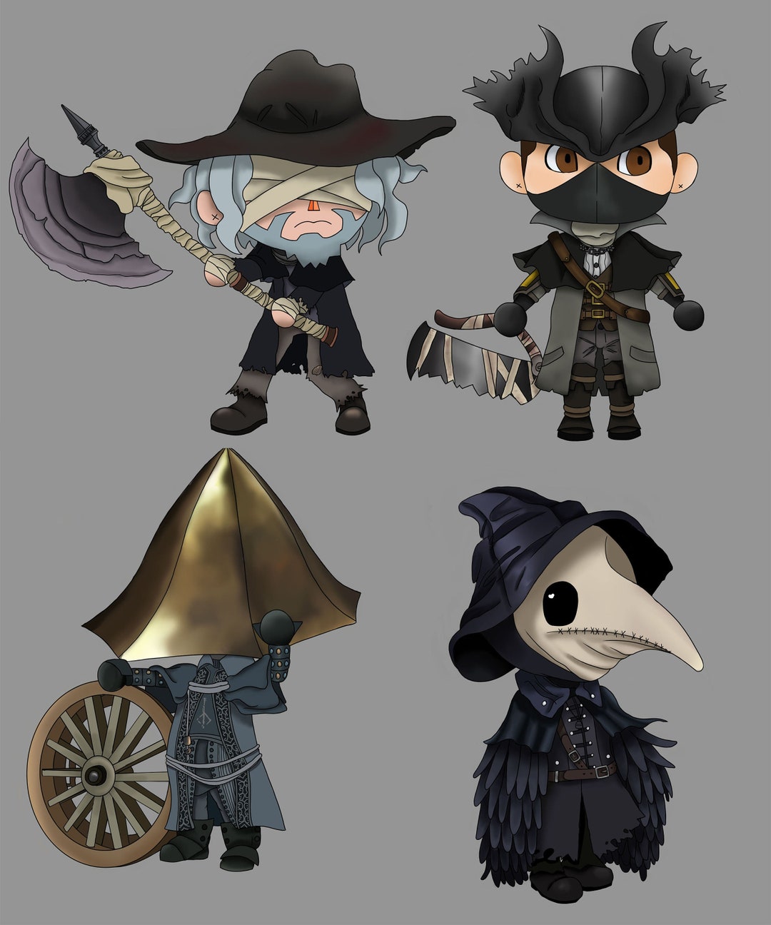 Bloodborne X Animal Crossing - Etsy
