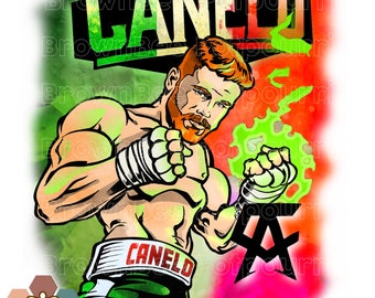 Canelo PNG Canelo Sublimation DTF Transfer canelo Boxing - Etsy