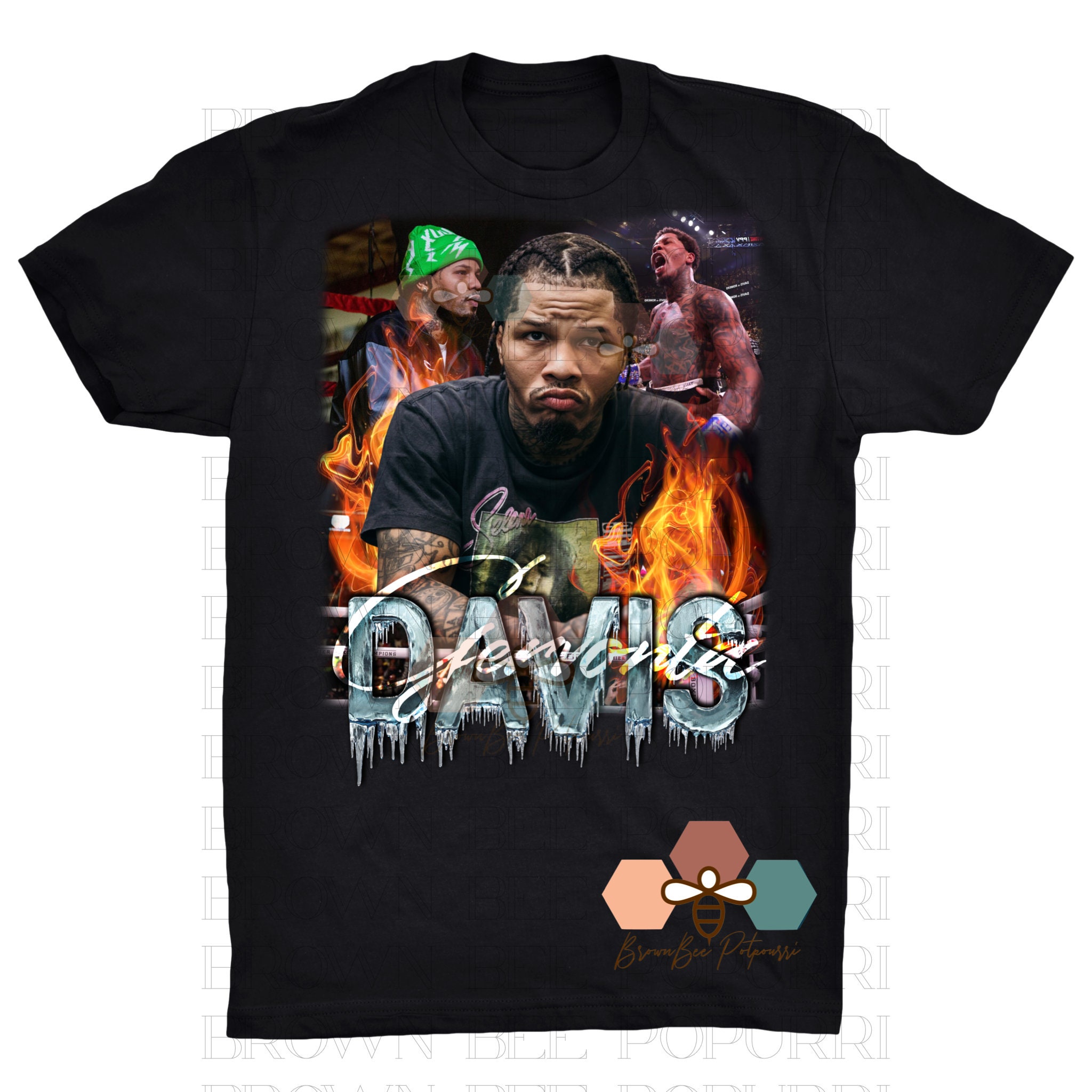 Gervonta Tank Davis PNG for DTF Digital Print Shirt Transfer ...