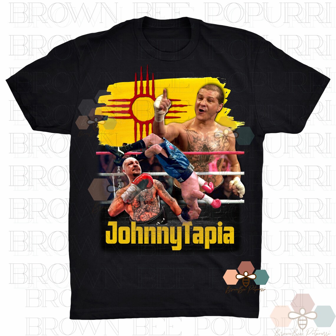 Johnny Tapia PNG DTF DTG Sublimation Digital Print Transfer Shirt Print Boxer - Etsy
