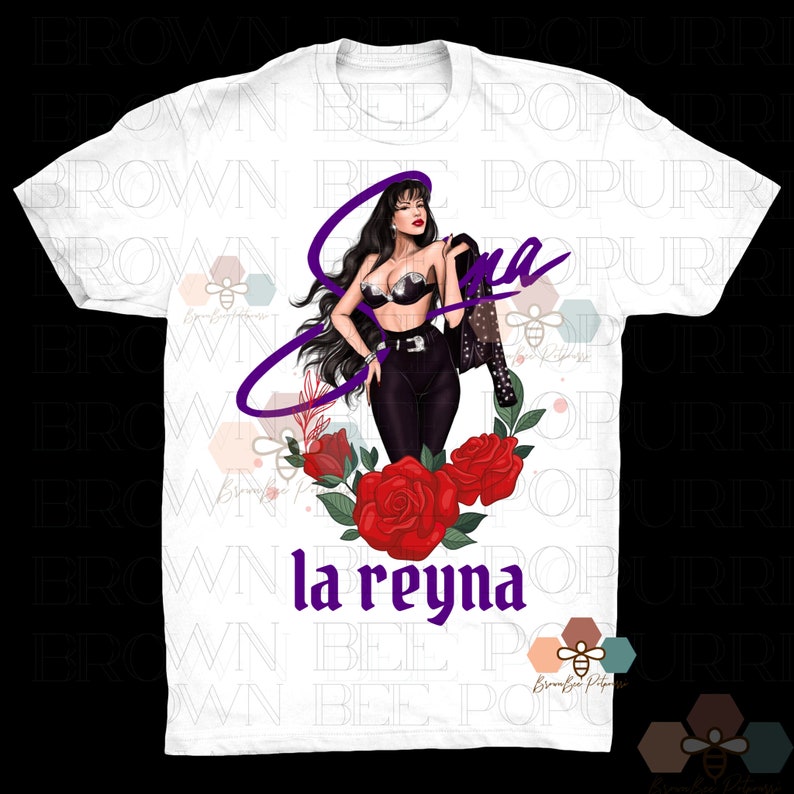 Selena Quintanilla PNG: Tejano Rose Digital Print (DTF, DTG ...