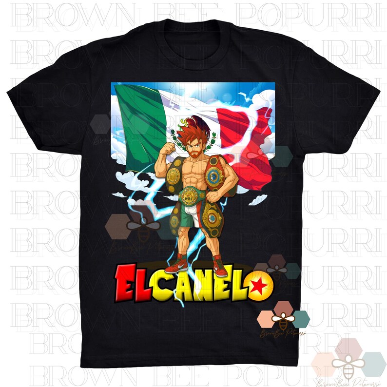 Canelo Anime Cartoon PNG for DTF Shirt Print Canelo - Etsy