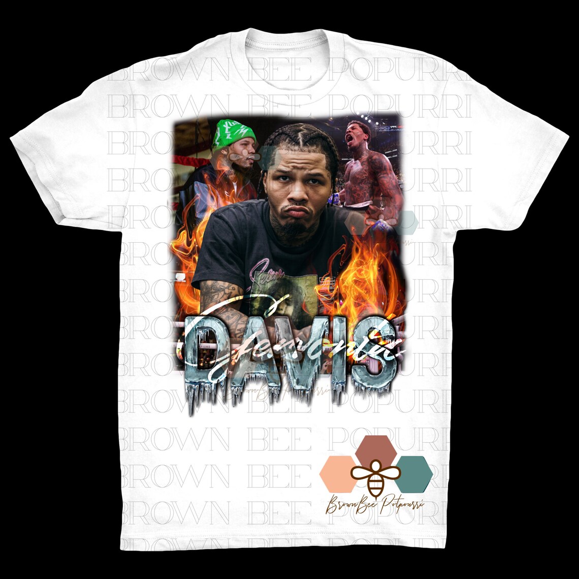 Gervonta Tank Davis PNG for DTF Digital Print Shirt Transfer ...