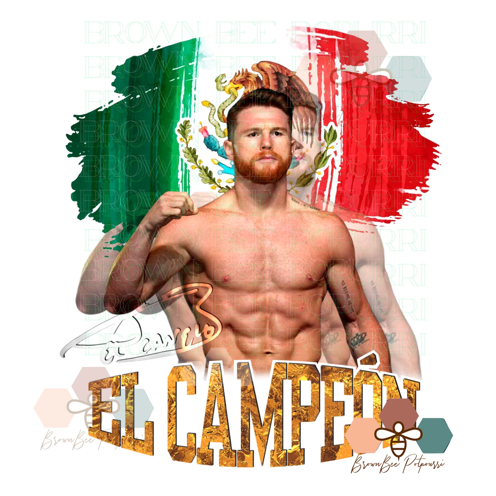 Canelo Alvarez PNG Saul El Canelo Digital Campeón Image for DTF DTG - Etsy