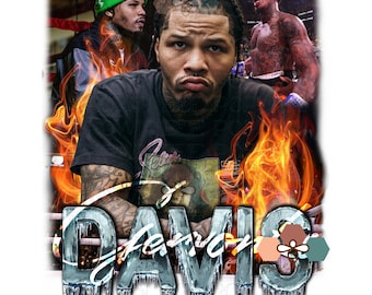 Gervonta Tank Davis PNG for DTF DTG - Etsy