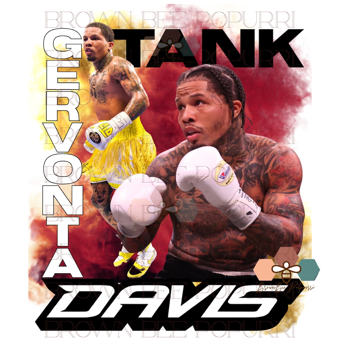 Gervonta Tank Davis PNG DTF DTG Digital Print - Etsy