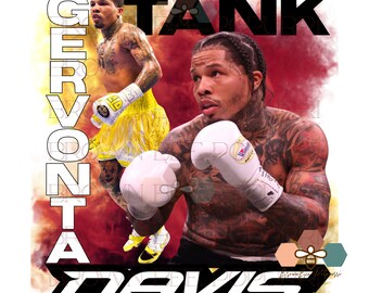 Gervonta Tank Davis PNG for DTF DTG - Etsy